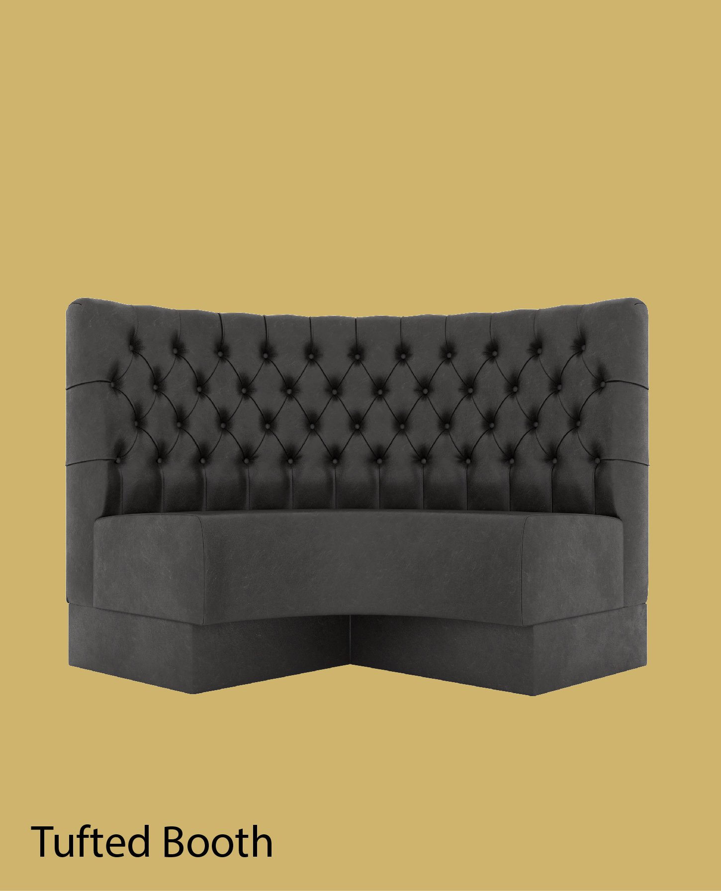 Tufted Raven corner booth - US Booths