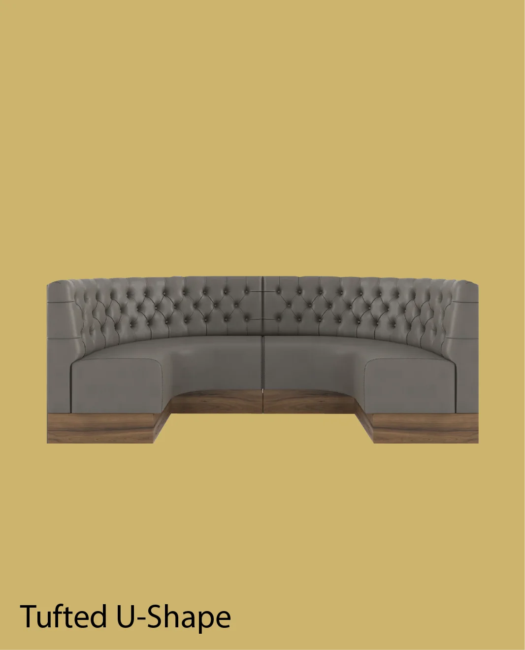 Tufted U-Shape Booth - US Booths